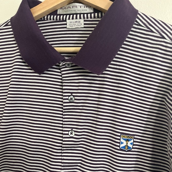 Martin Golf | Shirts | Martin Golf Polo Xxl The Prestigious Kinloch ...